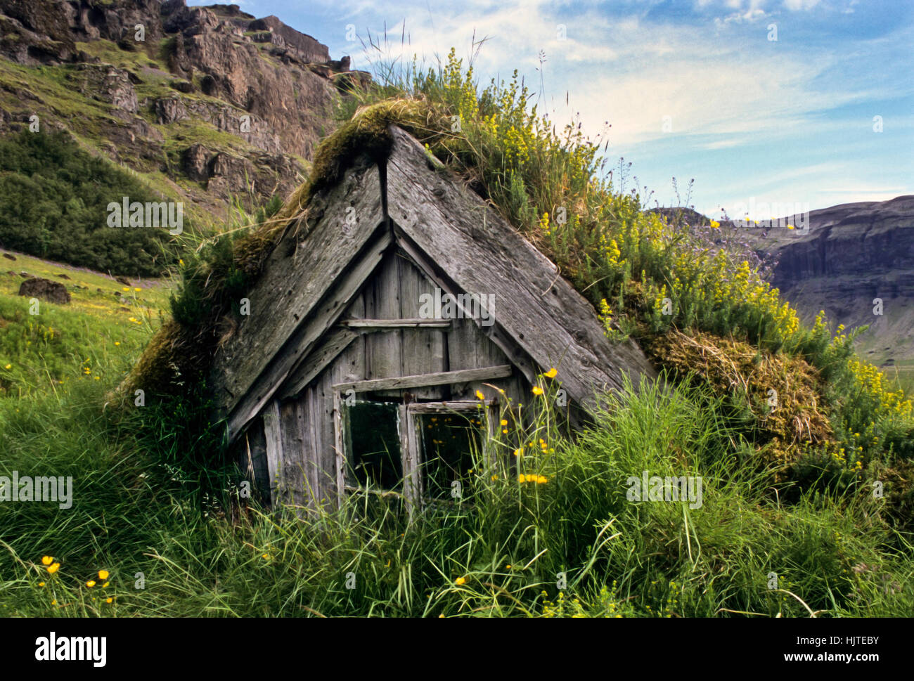 Turf farmhouse iceland hi-res stock photography and images - Alamy