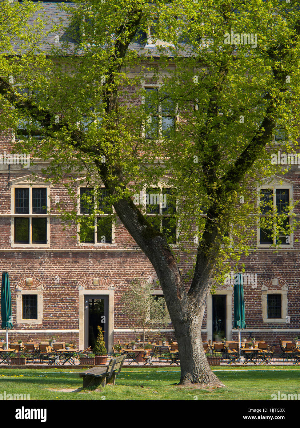 tower, park, tower, tree, trees, park, spring, towers, chateau, castle ...