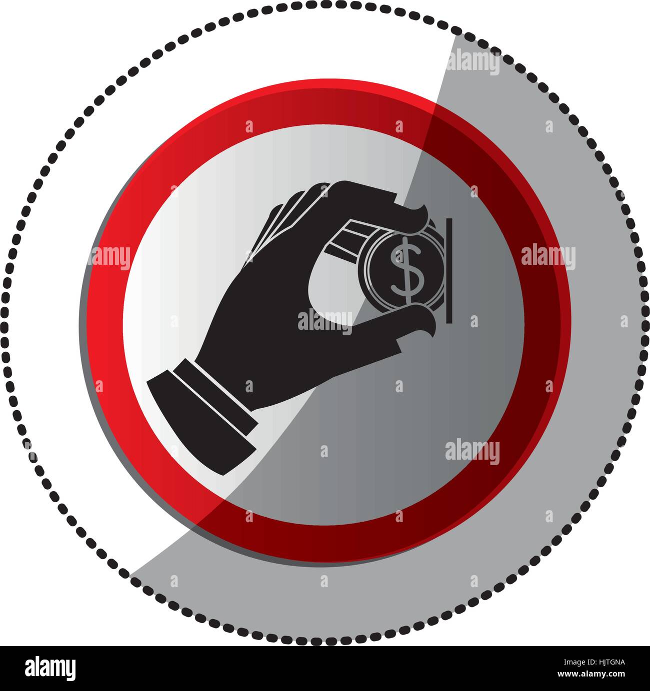 pay at meter sign icon vector illustration graphic design Stock Vector ...