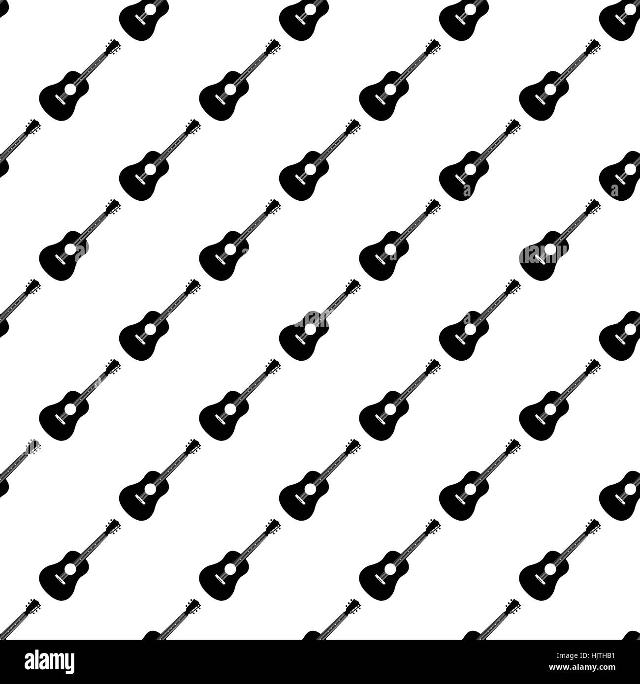 Acoustic guitar pattern seamless best for any design Stock Vector Image ...