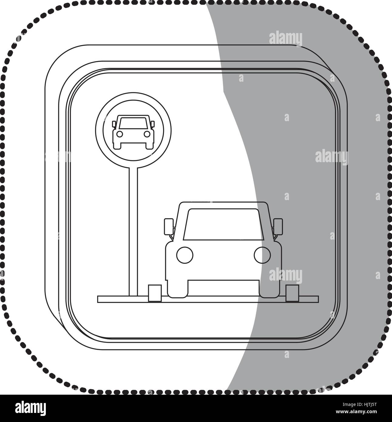 Parking road sign icon vector illustration graphic design Stock Vector ...