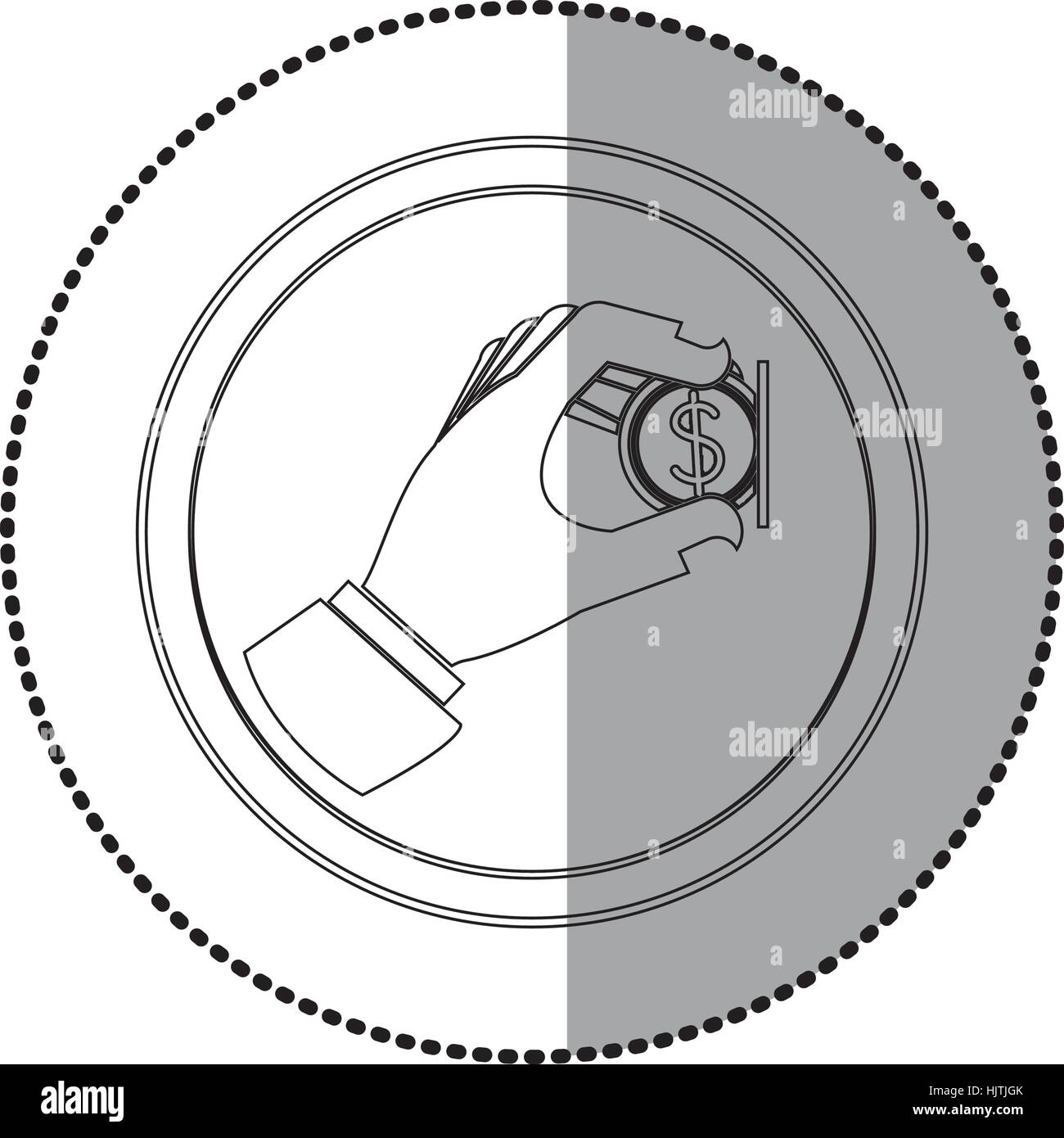 pay at meter sign icon vector illustration graphic design Stock Vector ...