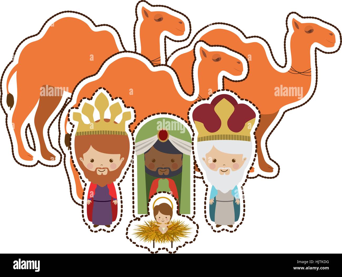 three wise men icon vector illustration graphic design Stock Vector ...