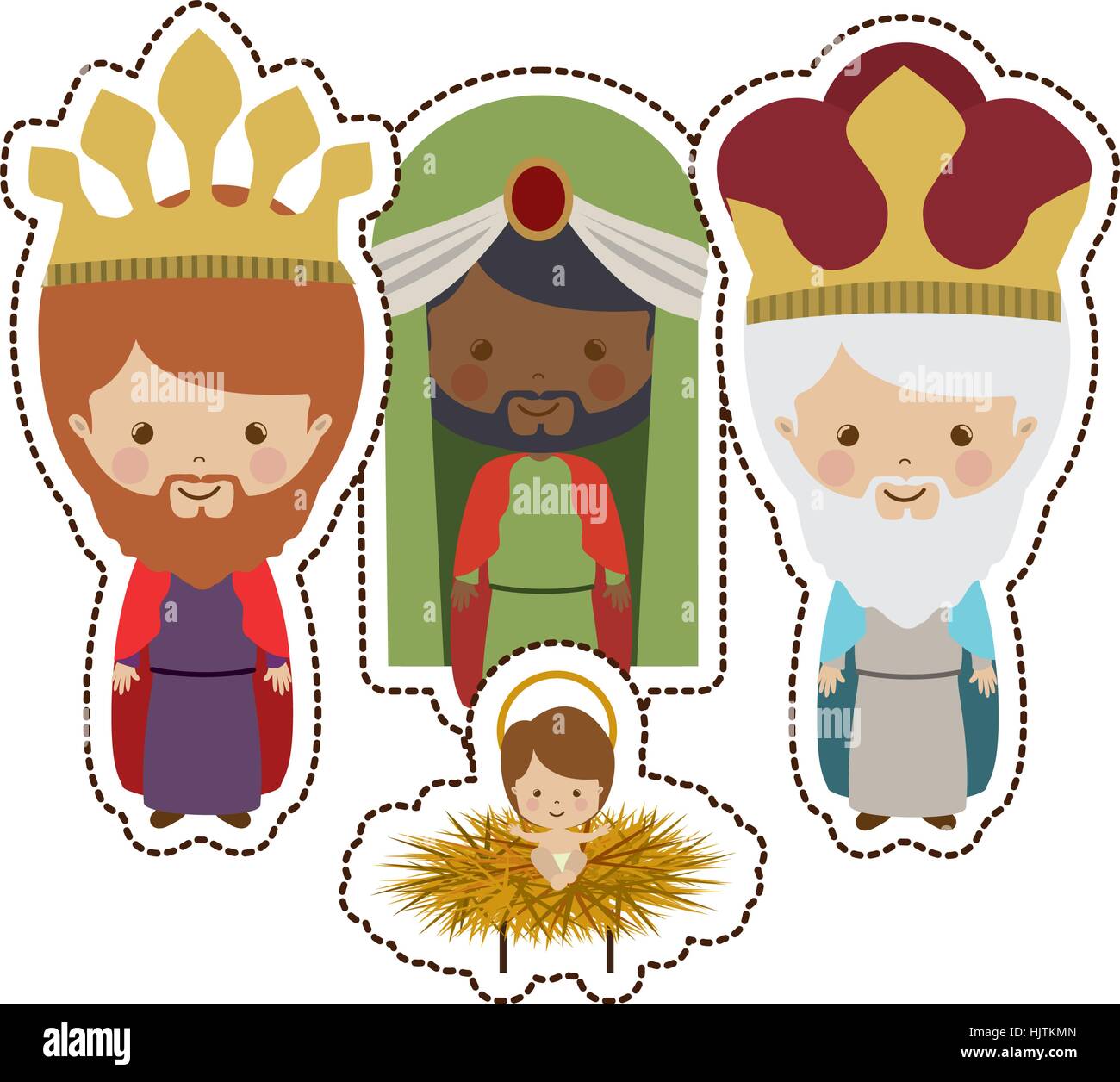 three wise men icon vector illustration graphic design Stock Vector ...