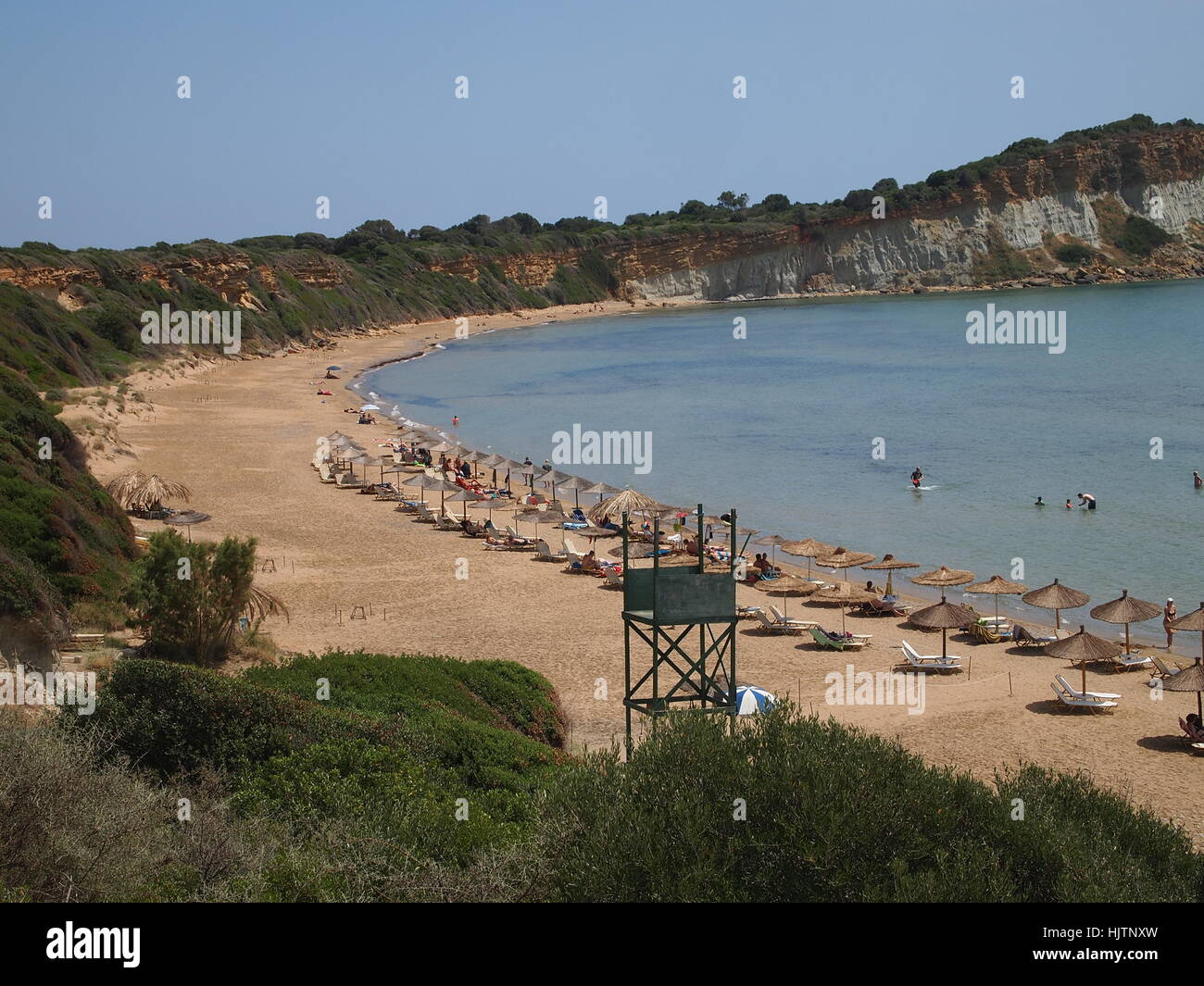 Overview at turtle farm, Gerakas beach, Marine Park - caretta, Ionian ...