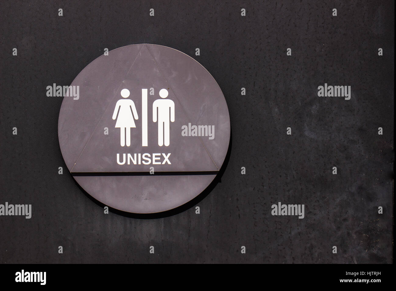 Unisex restroom sign hi-res stock photography and images - Alamy