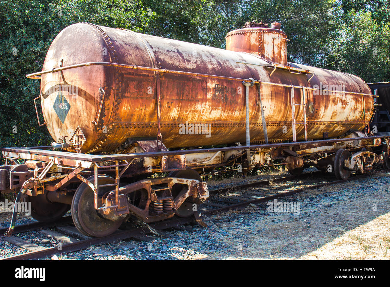 Old rusted tanker hi-res stock photography and images - Alamy