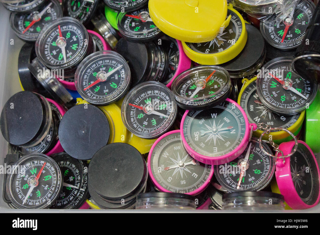 Compasses as an instrument for determining directions Stock Photo - Alamy