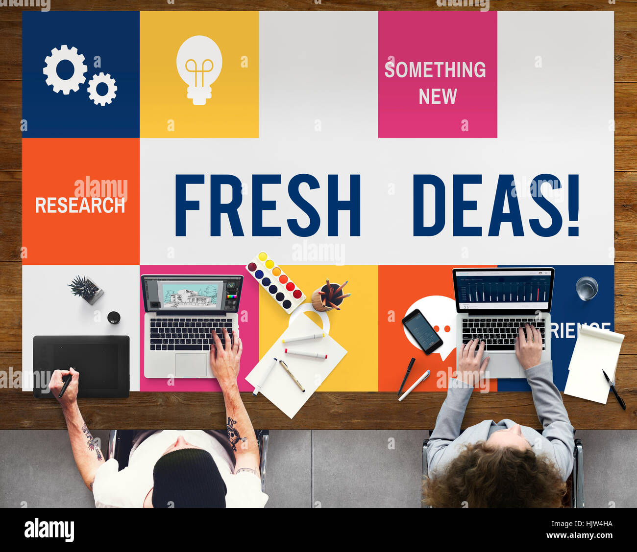 Fresh Ideas Creative Thinking Concept Stock Photo - Alamy