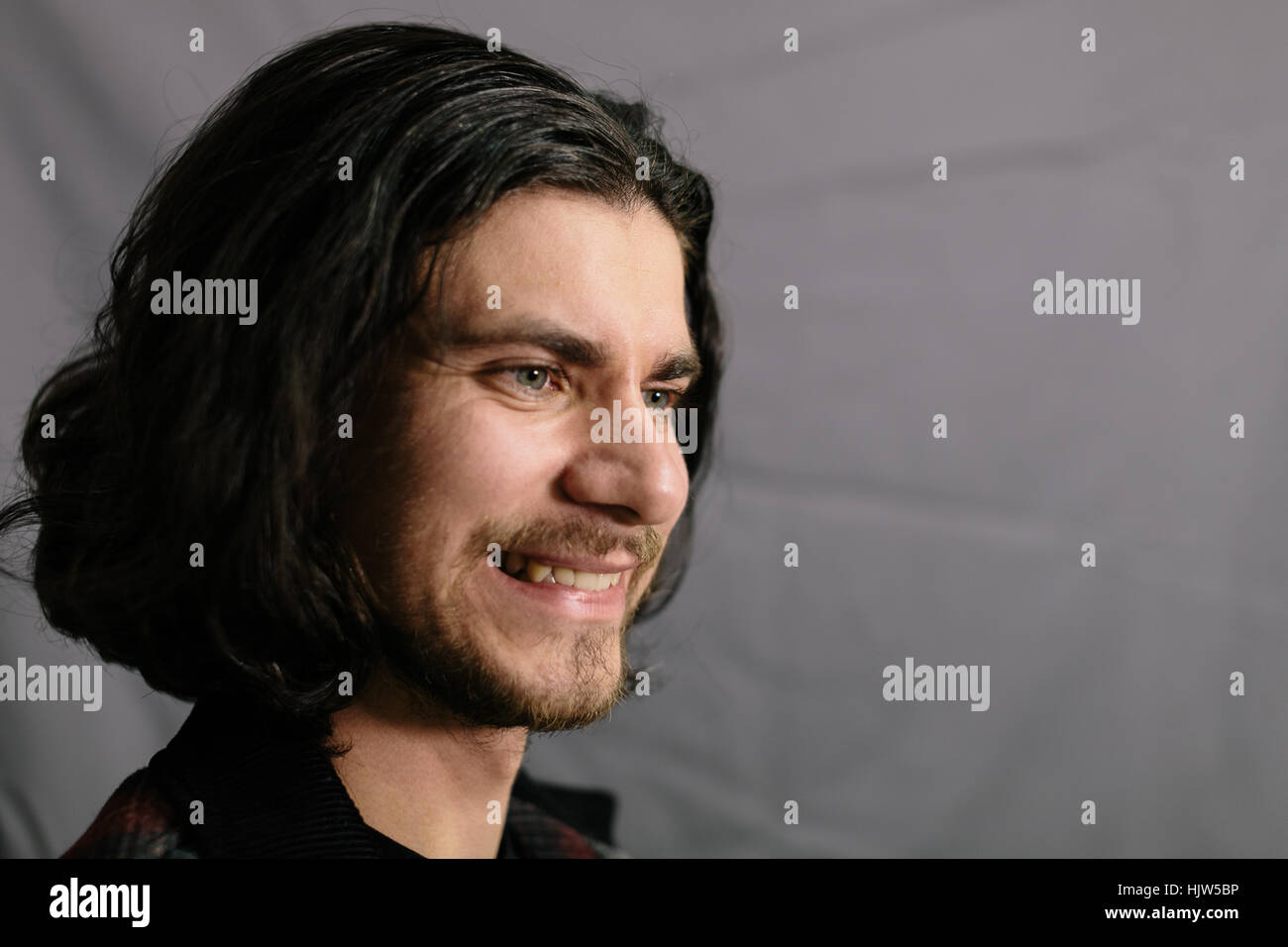 Man with hairy face hi-res stock photography and images - Alamy