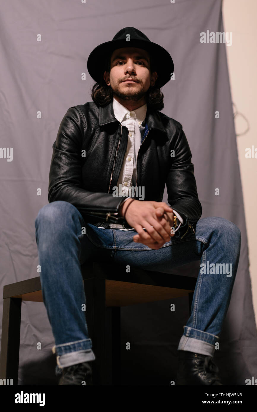 Leather guy hi-res stock photography and images - Alamy