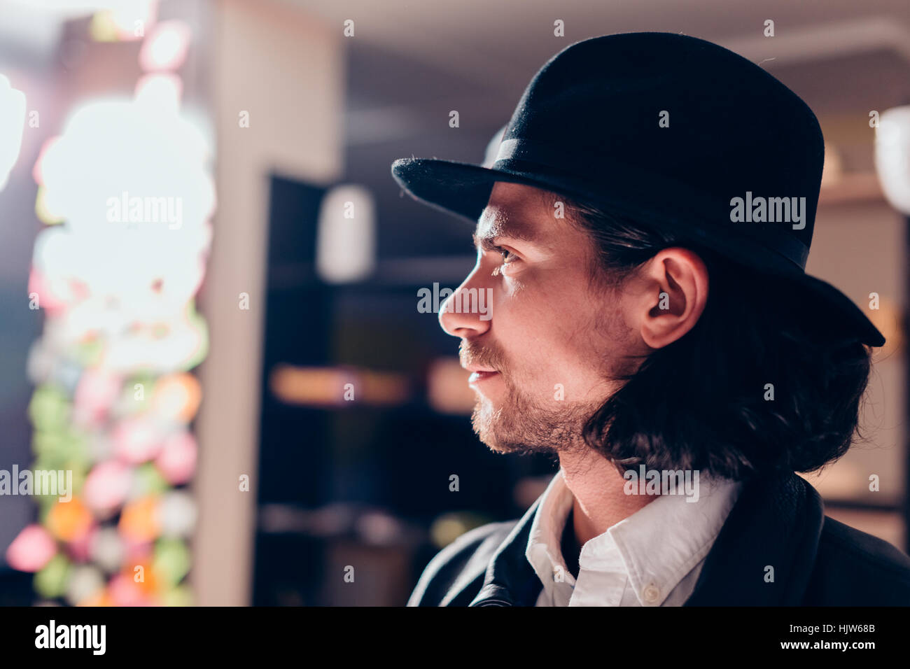 portrait of a detective Stock Photo - Alamy