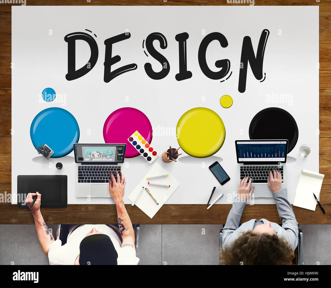 Color Swatch Design Style Concept Stock Photo - Alamy