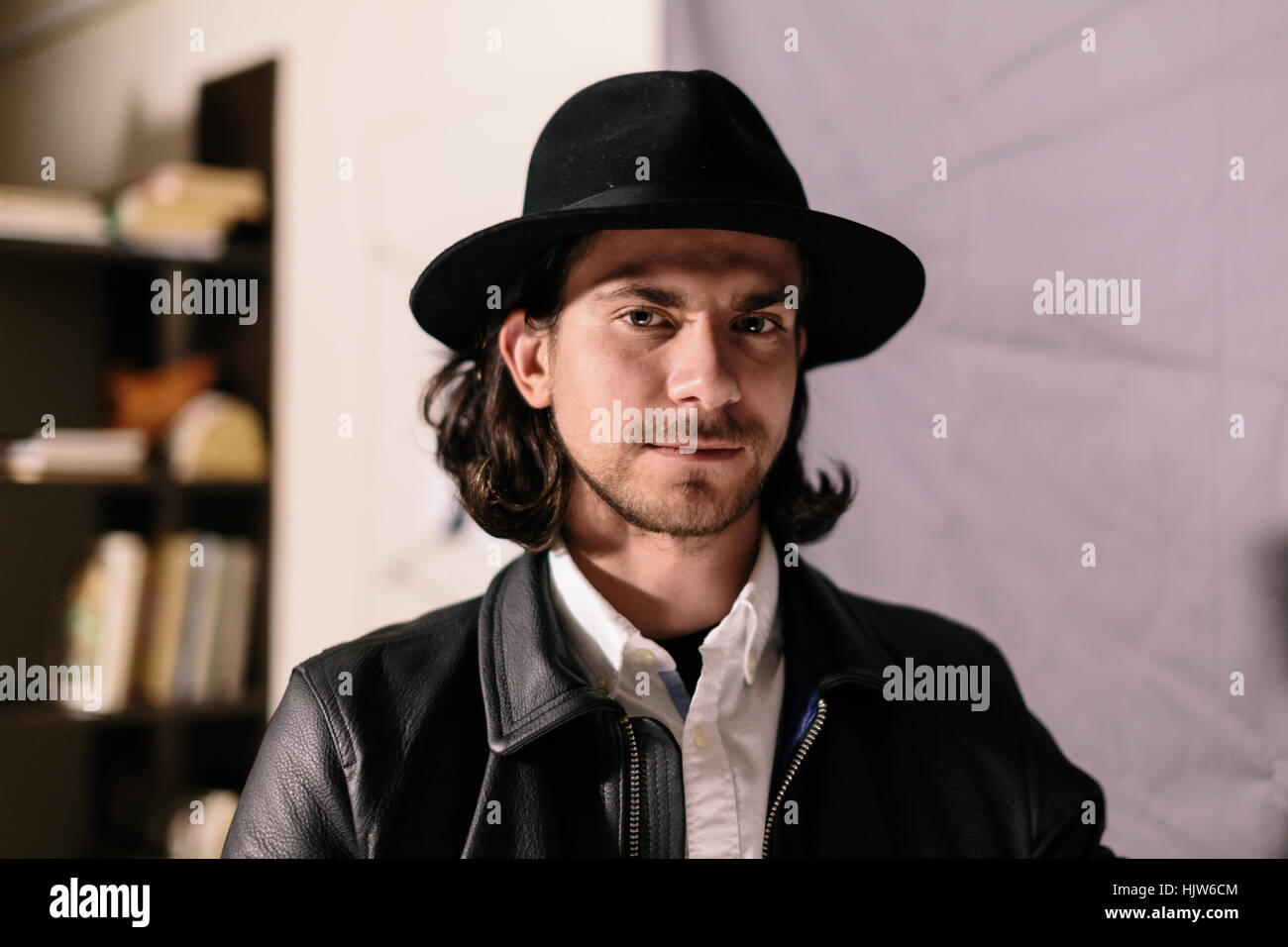 portrait of a detective Stock Photo - Alamy