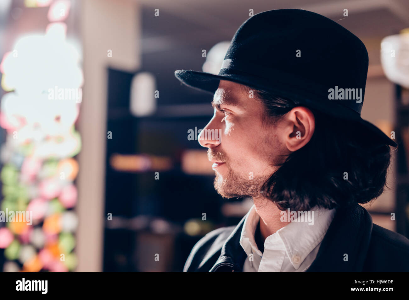 portrait of a detective Stock Photo - Alamy