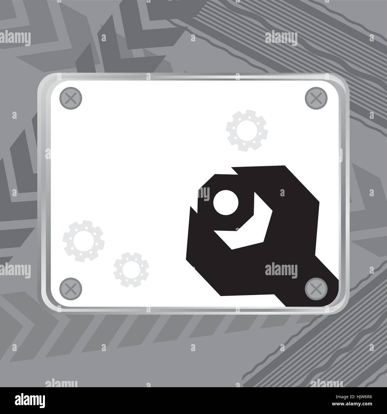 car workshop related icons emblem vector illustration design Stock ...