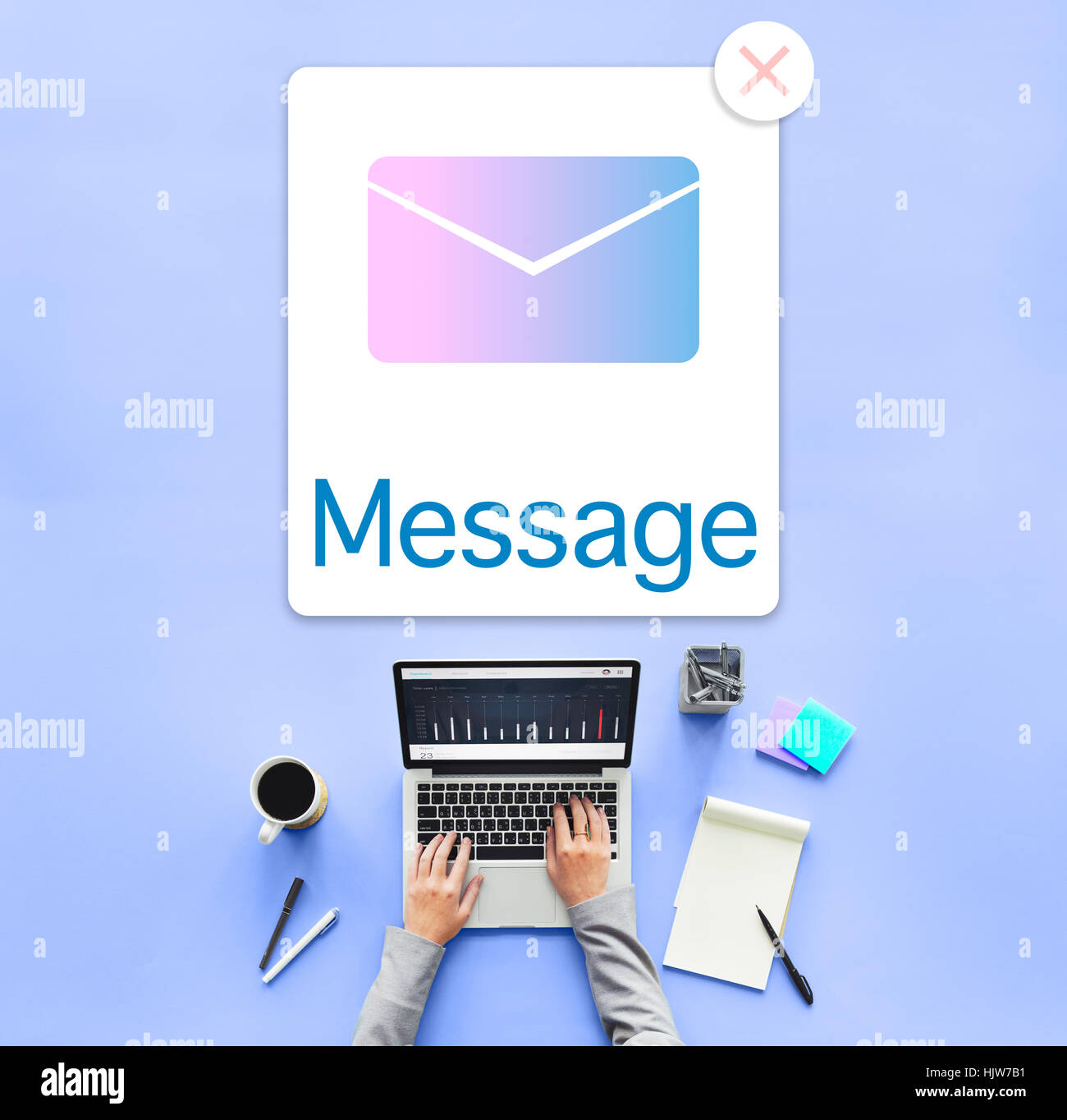 Message Communication Connection Contact Concept Stock Photo - Alamy