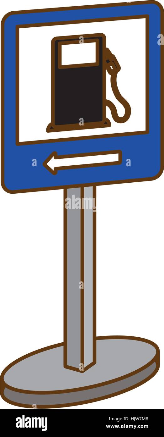 gas pump station gasoline or oil industry related icons image vector ...