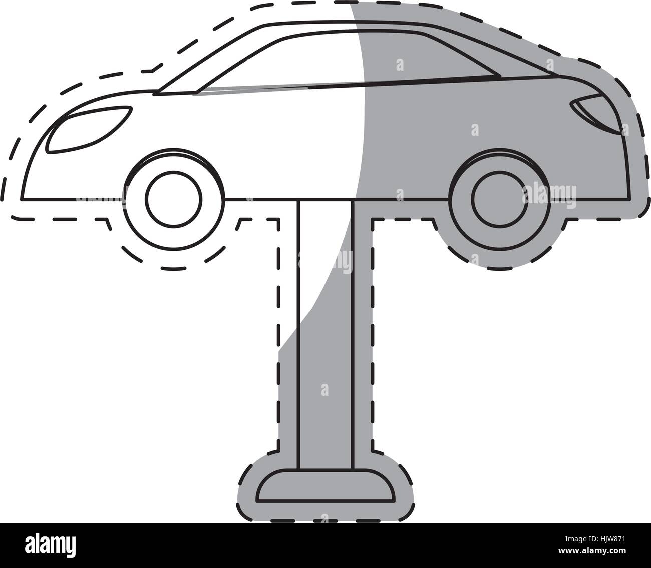 car workshop related icons image vector illustration design Stock ...