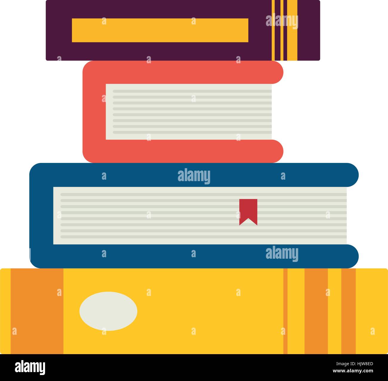 book icon image full color vector illustration design Stock Vector ...