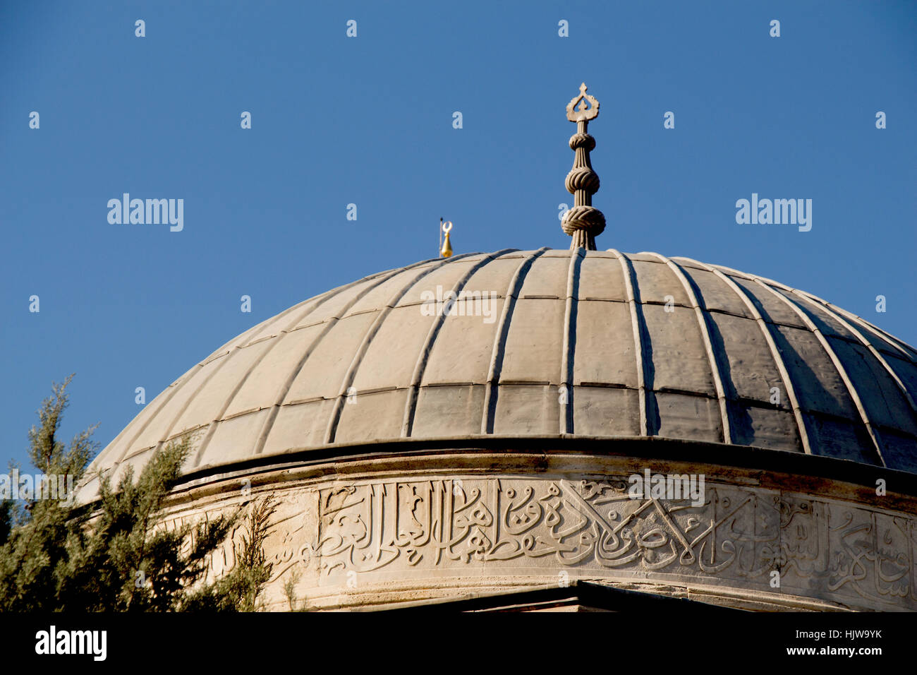 Outer view of dome in Ottoman architecture in, Istanbul, Turkey Stock ...