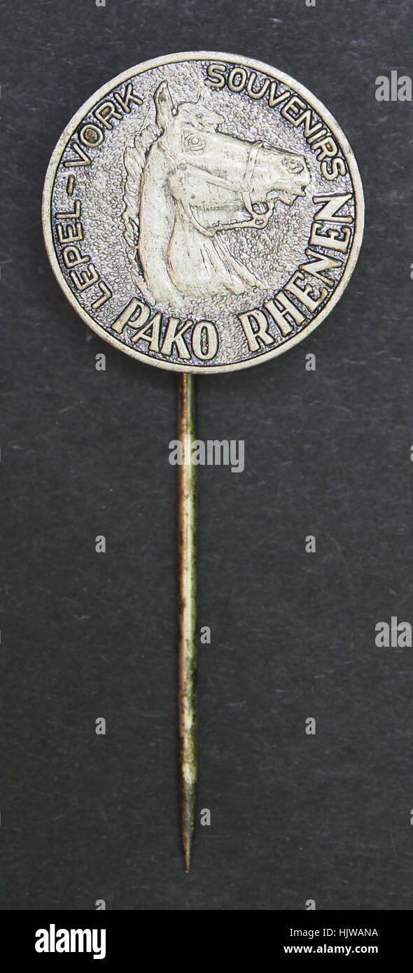 The Pako Rhenen advertising pin represents a promotional piece for the ...