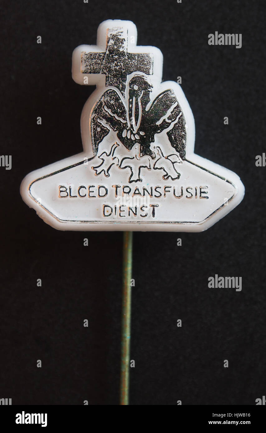 The Bloed Transfusie Dienst (Blood Transfusion Service) black ...