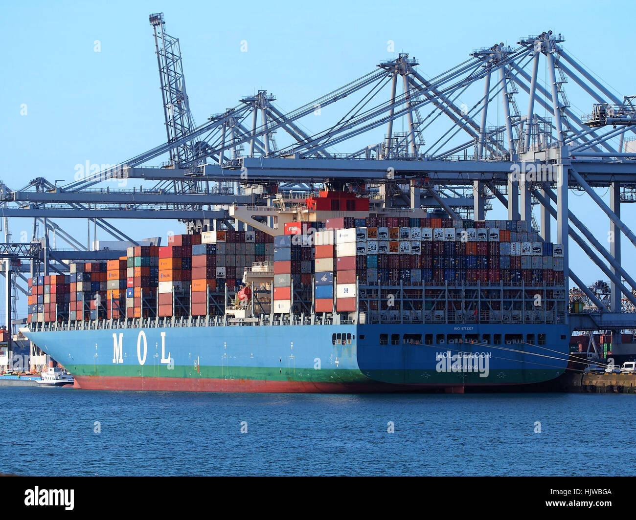 Mol Beacon, a 2015-built cargo vessel with IMO number 9713337, used for logistics and transport ...