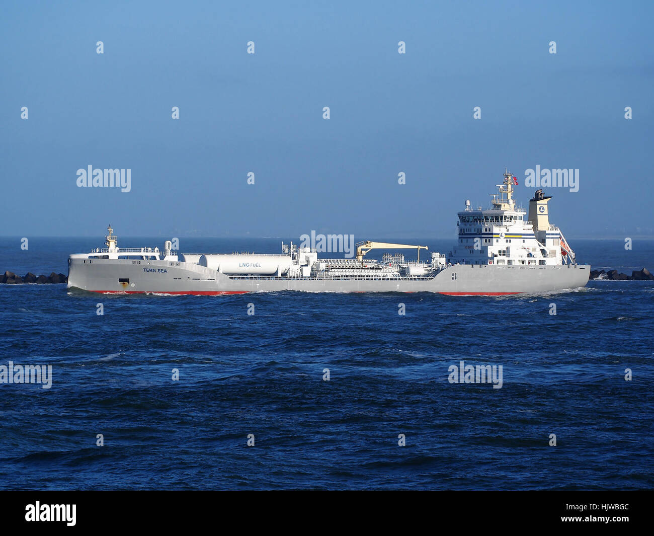 The Tern Sea, a modern vessel built in 2016, operating under IMO number ...