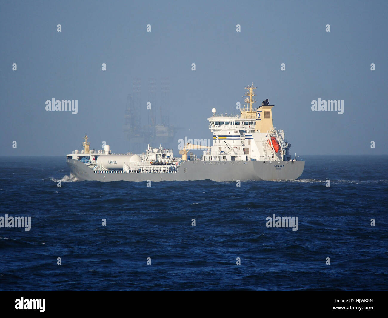 Tern Sea, a modern cargo vessel built in 2016, registered under IMO ...