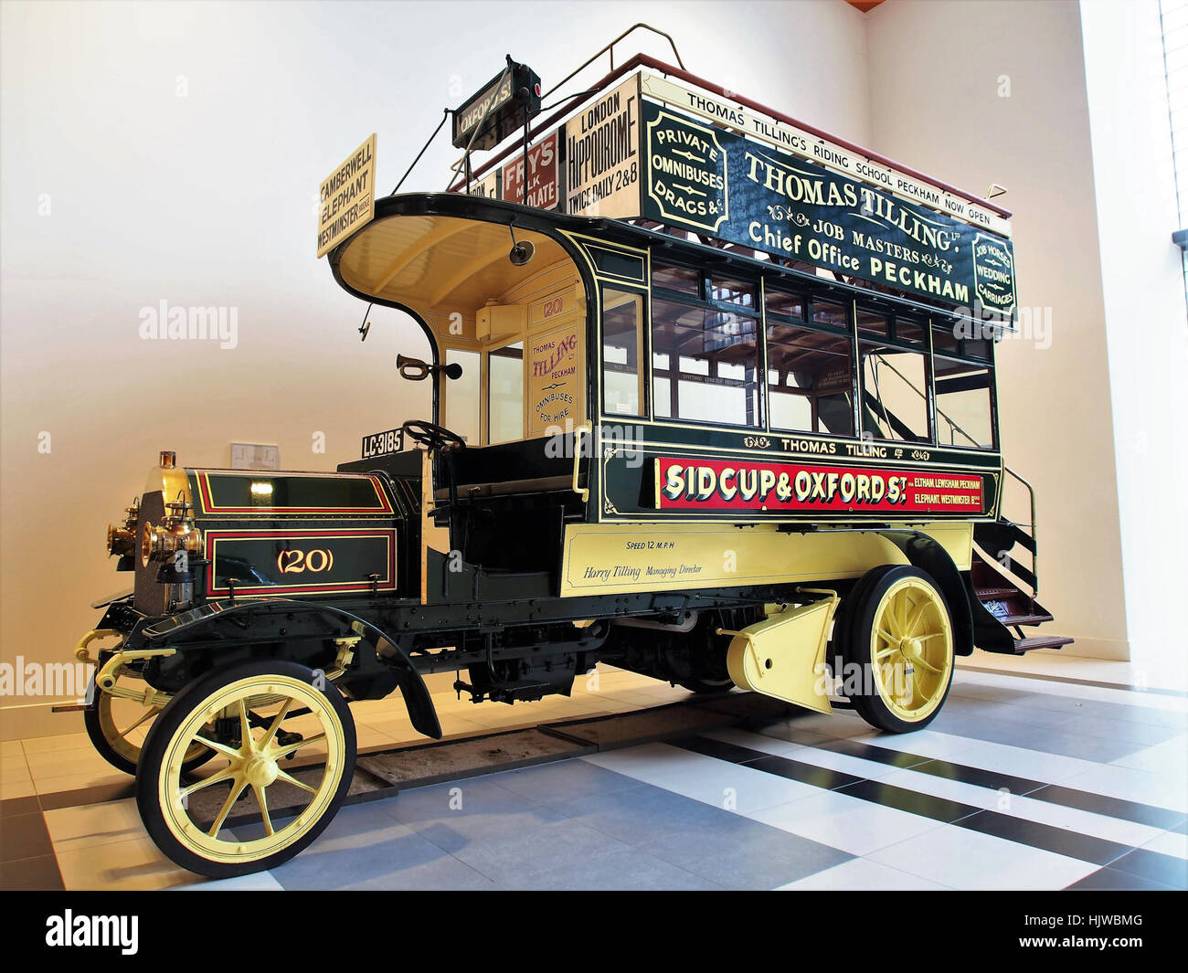The 1904 Milnes-Daimler Double-Decker Omnibus is an early example of ...