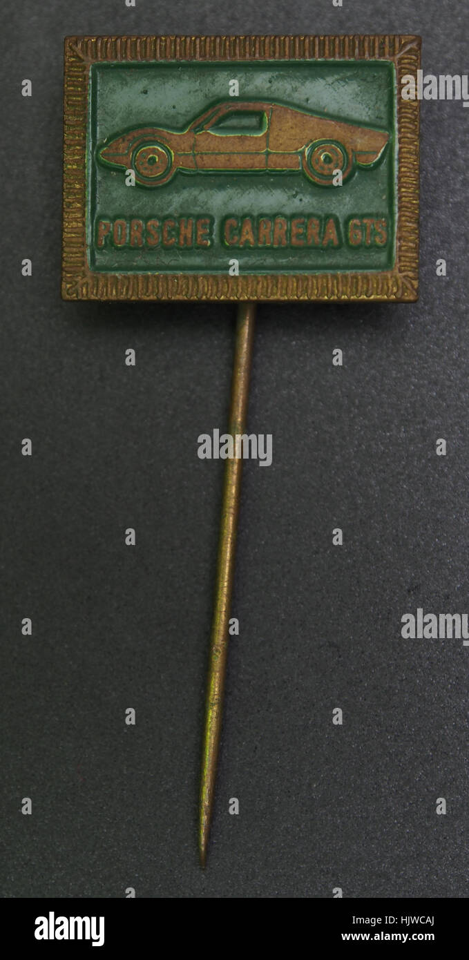 Porsche Carrera GTS promotional pin, collectible item from the renowned ...