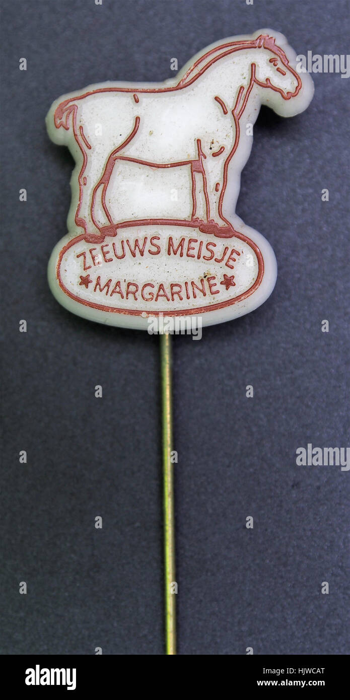 Zeeuws Meisje Advertising Pin, Promotional Item for Zeeland ...
