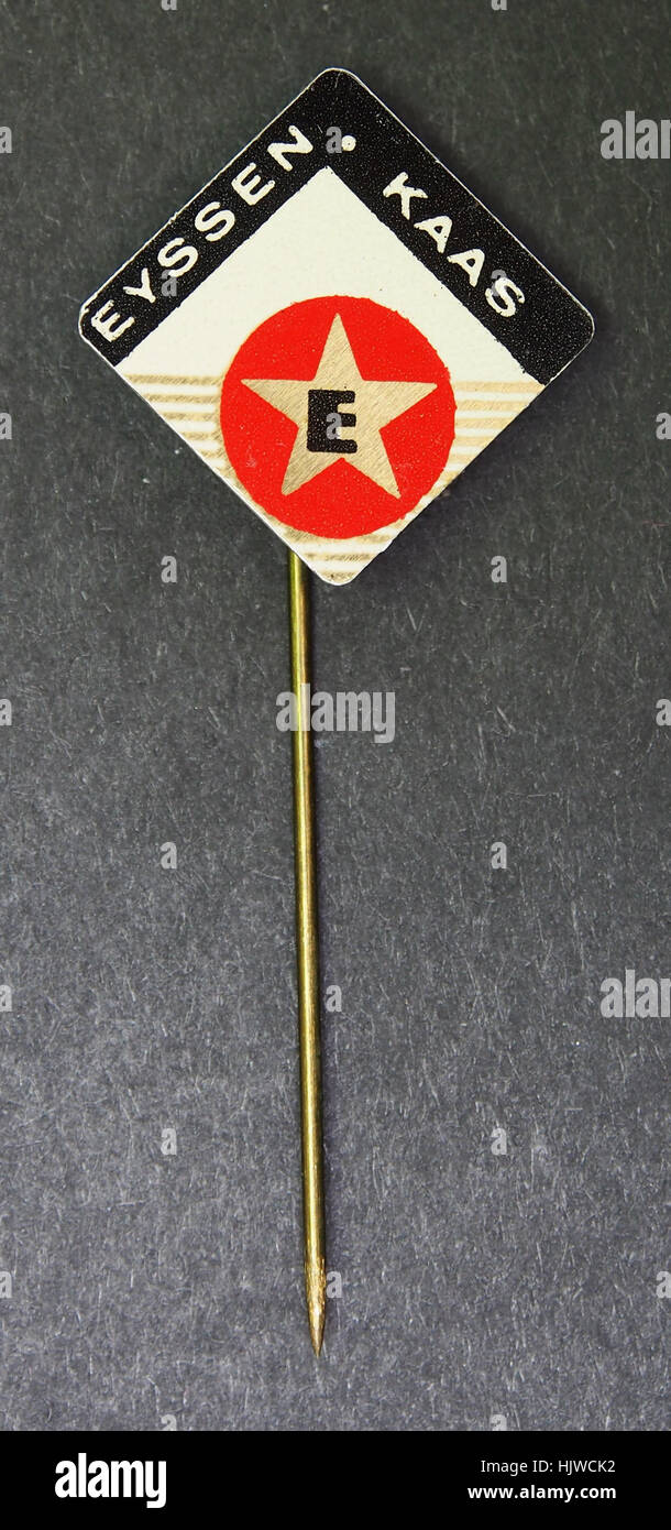 Advertising pin for Eyssen Kaas, a promotional collectible related to ...