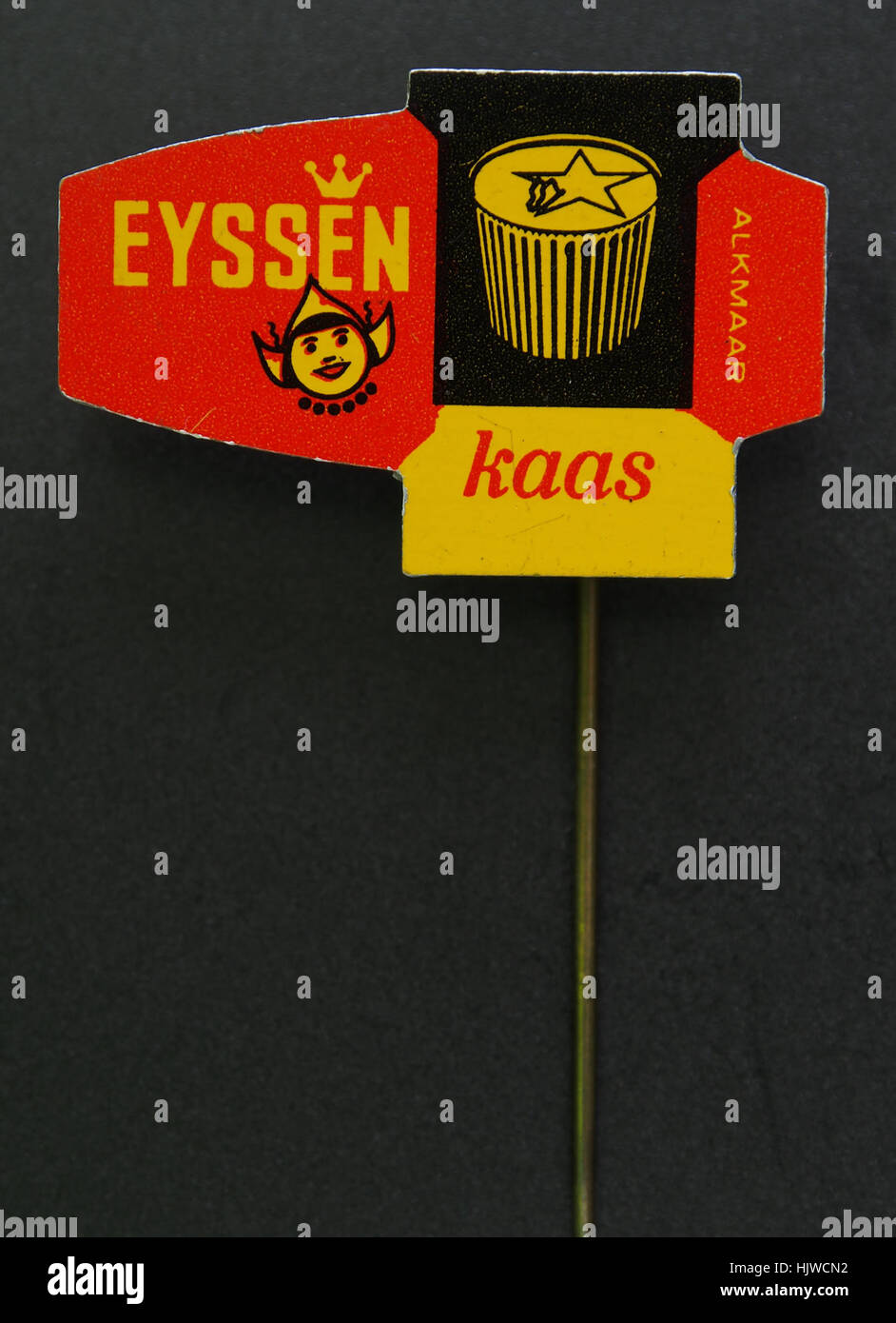 Eyssen Kaas, a brand likely related to Dutch cheese, captured on a ...