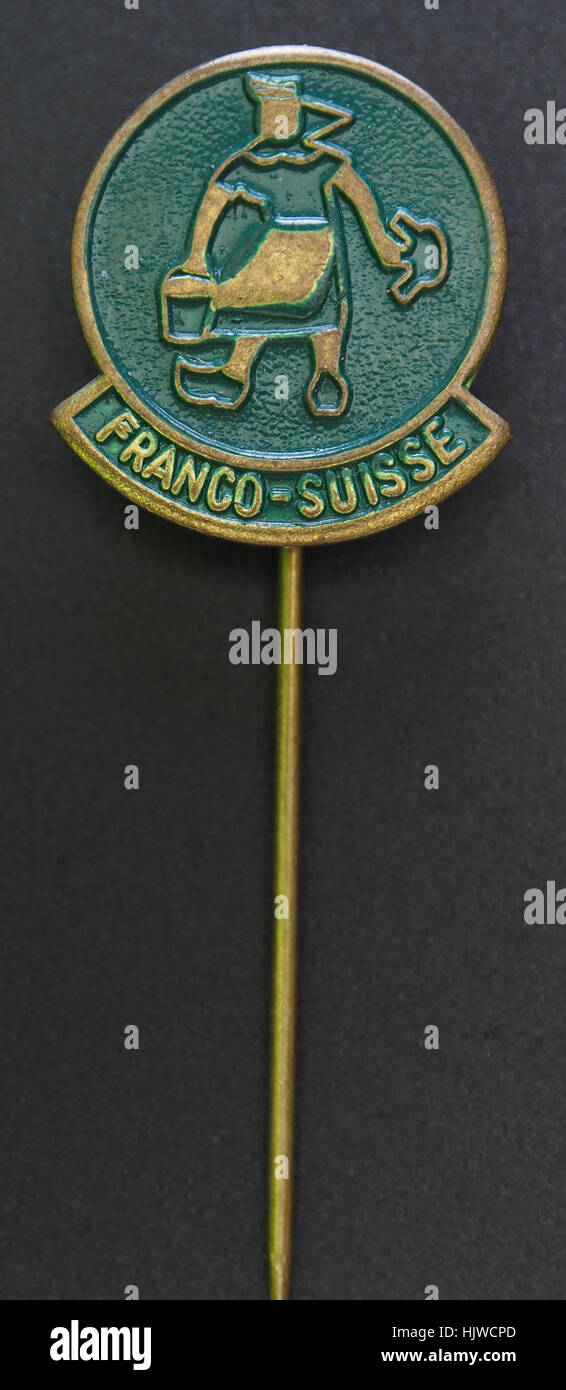 The Franco-Suisse speldje is an advertising pin from the Franco-Suisse ...