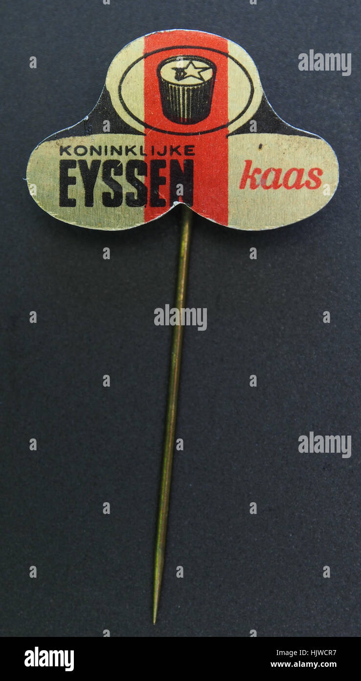 Eyssen kaas speldje4, Advertising pin: Vintage promotional pin from ...