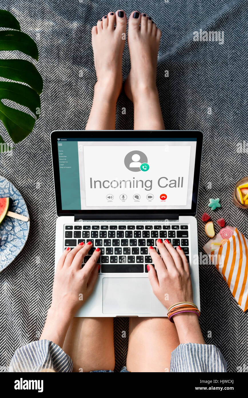 Calling Communication Connect Networking Concept Stock Photo - Alamy