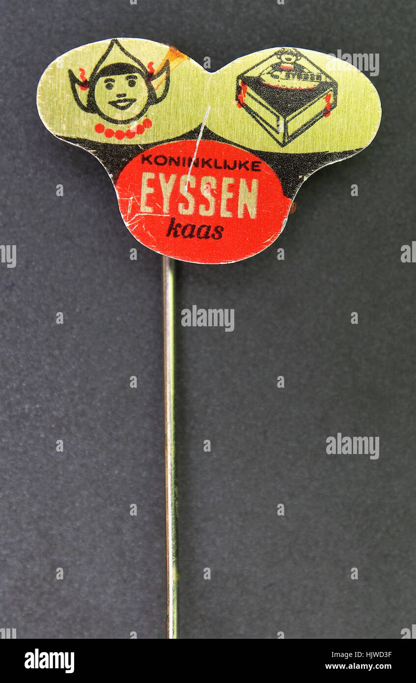 Eyssen kaas speldje10 Stock Photo - Alamy