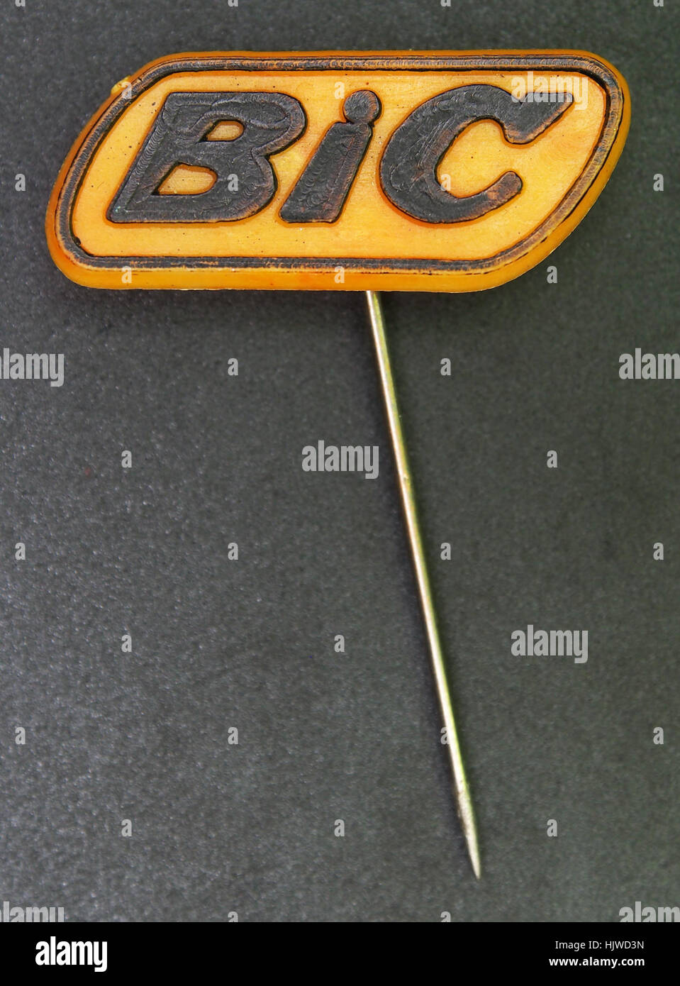 The BIC advertising pin, a collectible promotional item from the iconic ...