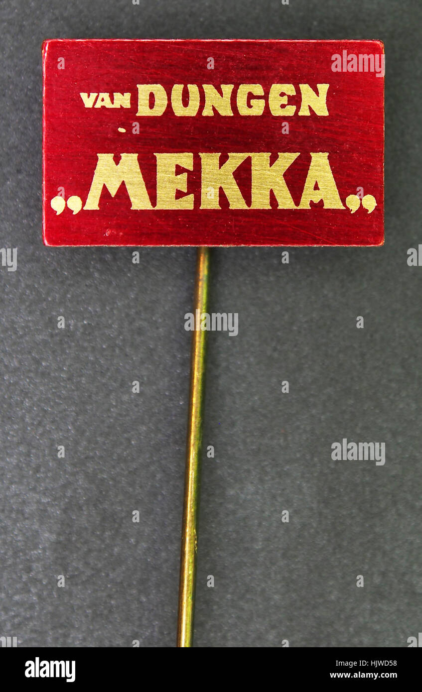 Van Dungen MEKKA speldje Stock Photo - Alamy