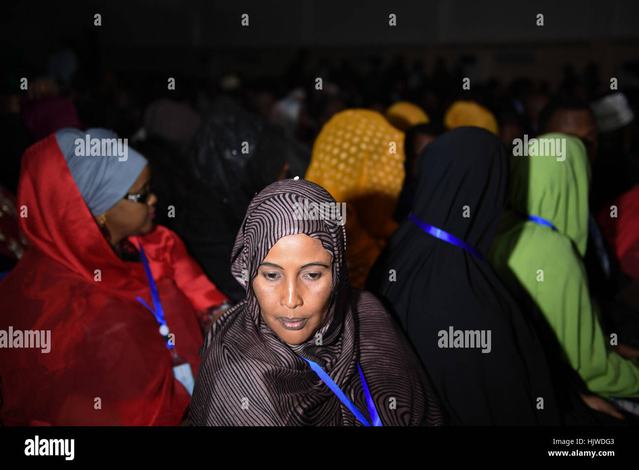 Newly elected members of parliament of the Somali federal government ...