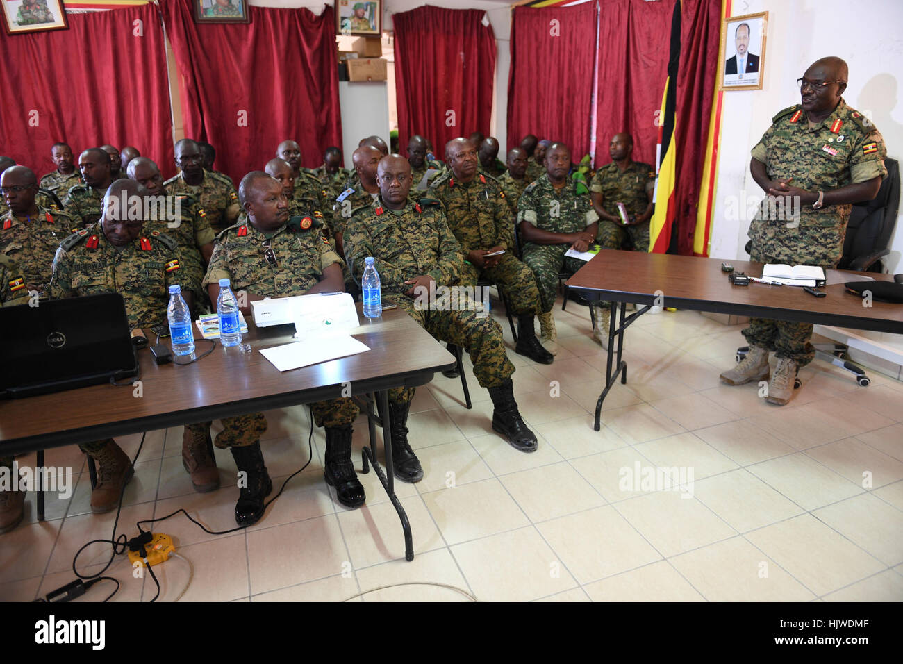 General Katumba Wamala, Chief of Defence Forces for Uganda, addresses ...