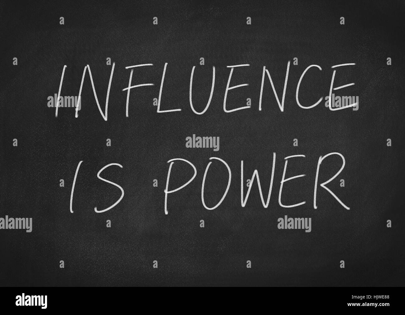 influence is power Stock Photo - Alamy
