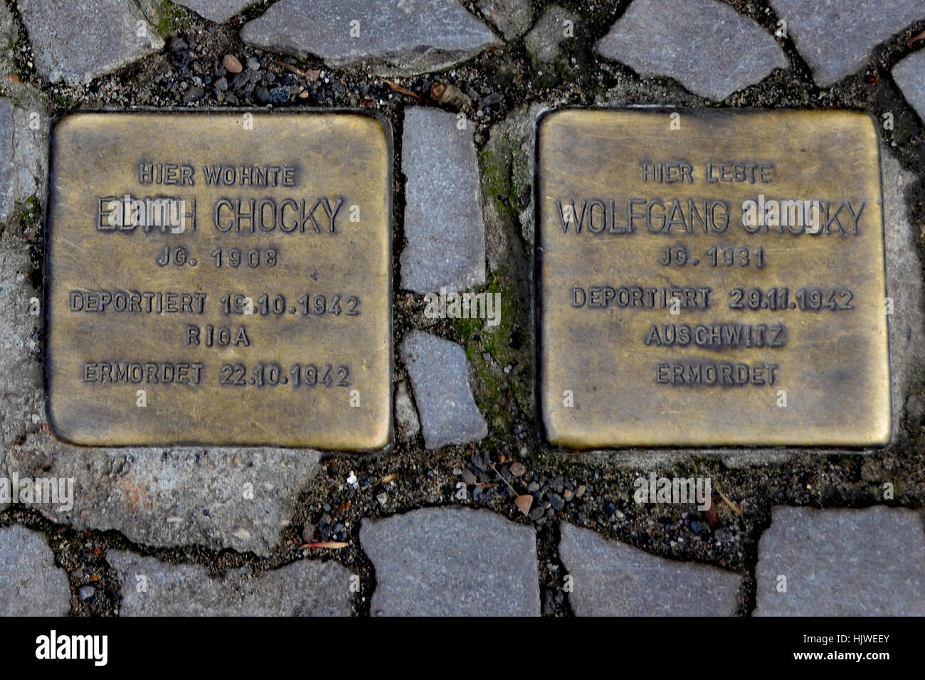 Stone commemorating the holocaust High Resolution Stock Photography and ...