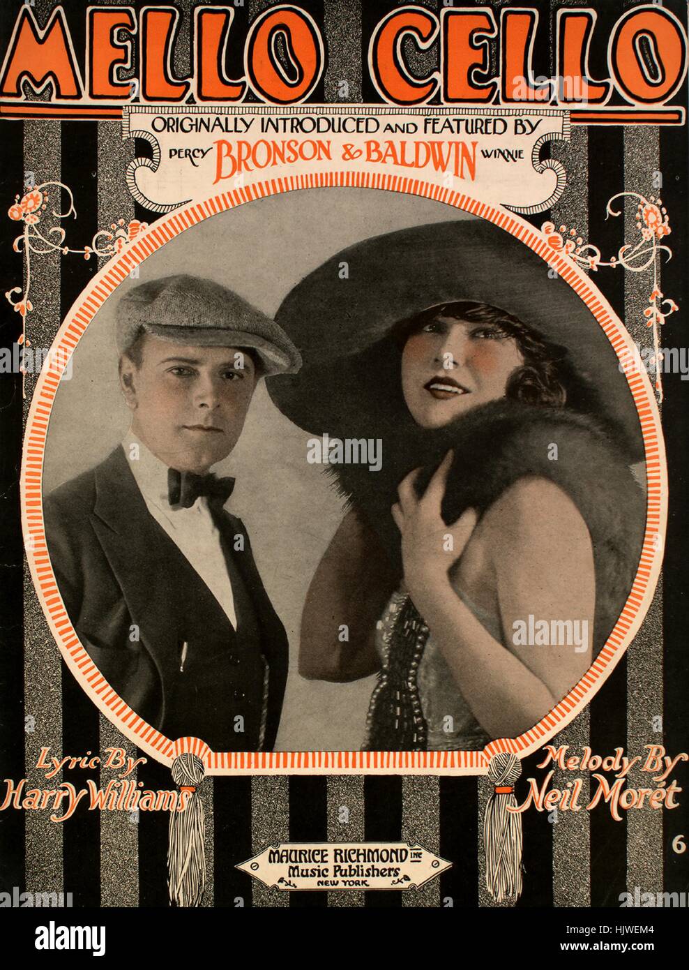 Sheet music cover image of the song 'Mello Cello', with original ...