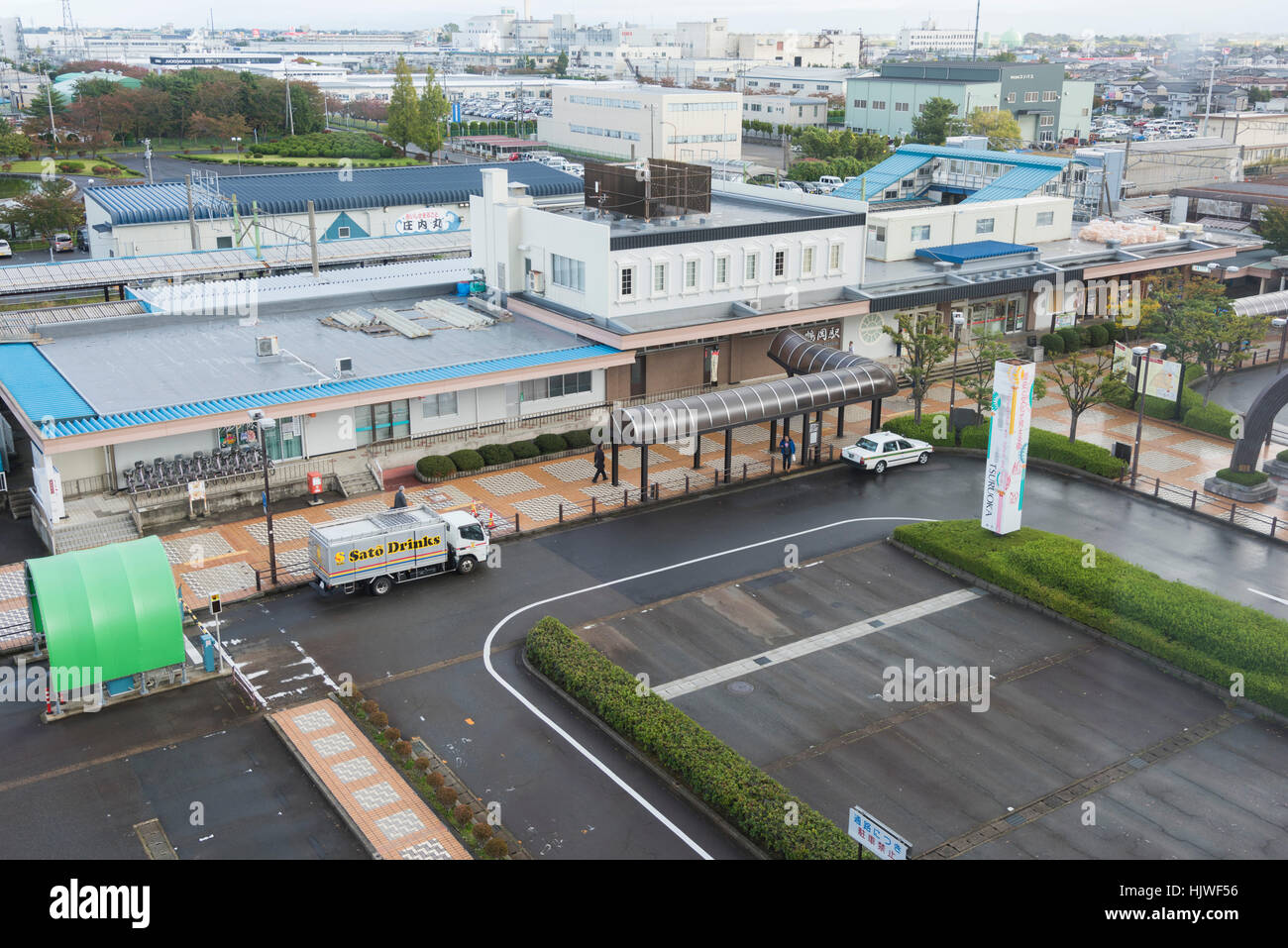 Tsuruoka Station, Tsuruoka City, Yamagata Prefecture, Japan Stock Photo ...