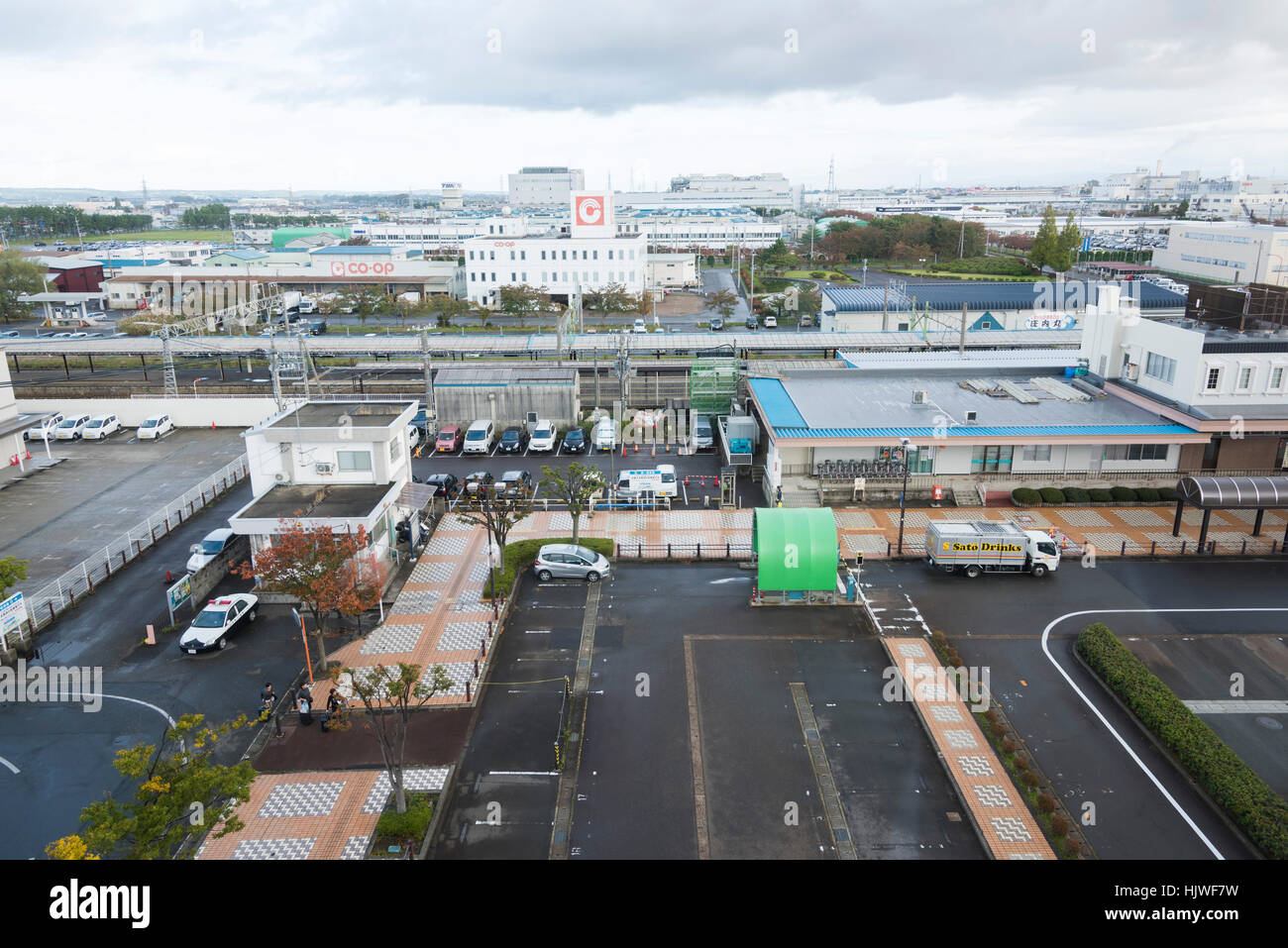 Tsuruoka Station, Tsuruoka City, Yamagata Prefecture, Japan Stock Photo ...
