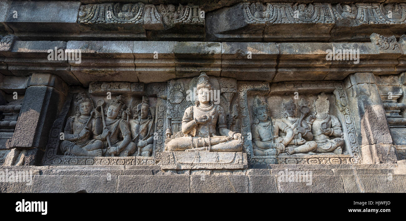 Relief at Prambanan temple, Kecamatan Prambanan, Daerah Istimewa ...