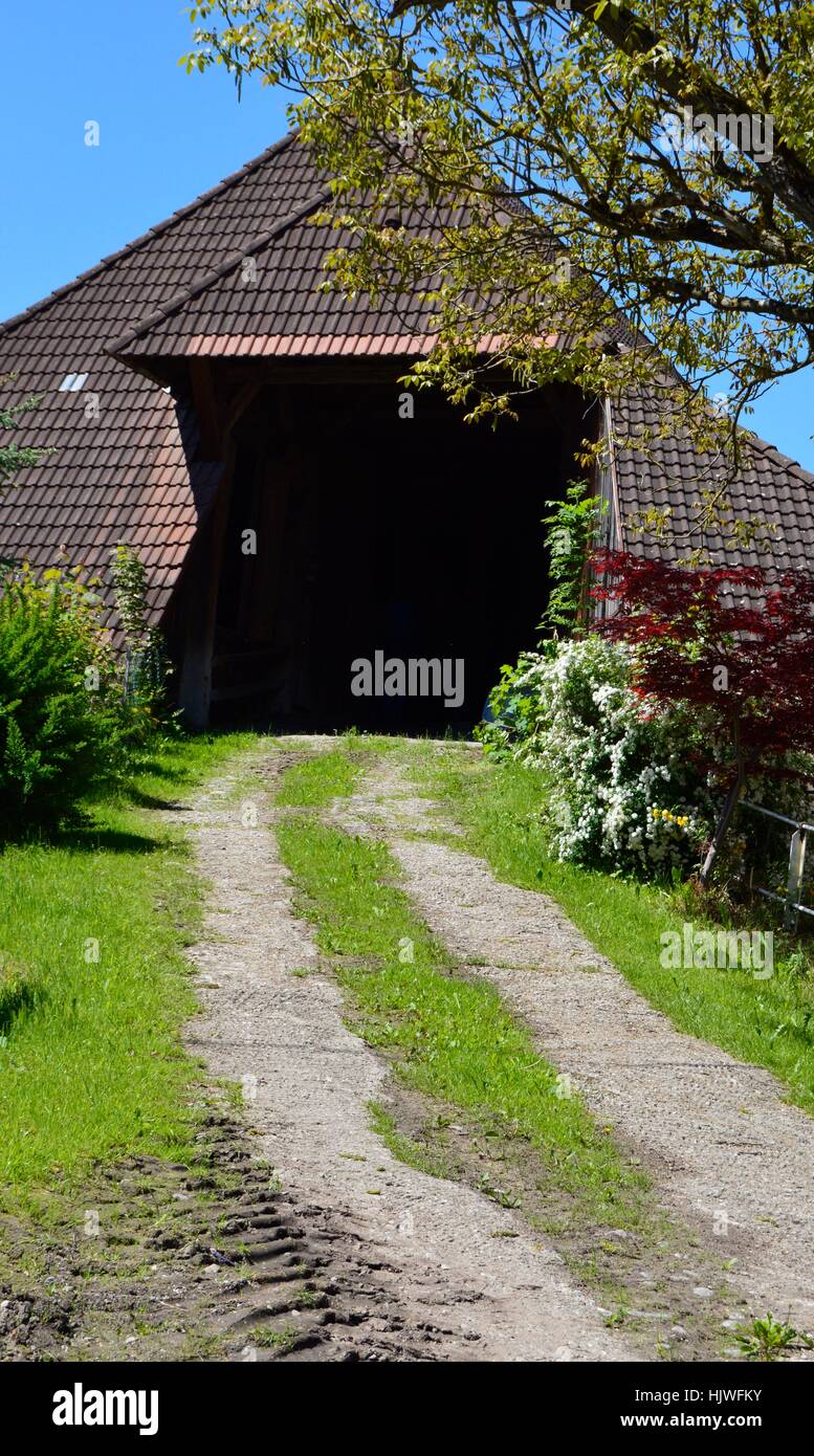 agriculture, farming, goal, passage, gate, archgway, gantry, barn ...